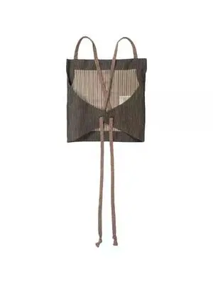 ZIGGY CHEN Square Neck Sleeveless Top With Rear Tie Fastening