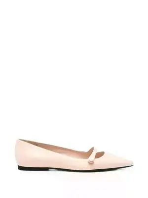 N°21 Pointed-toe Flat Pumps - Pink