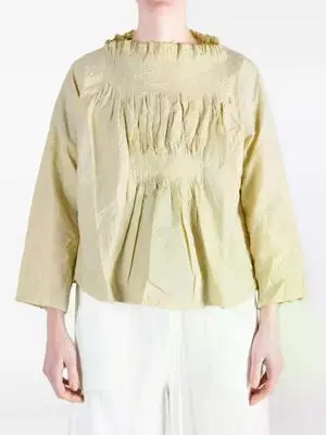 DANIELA GREGIS Ruffled Neck Blouse