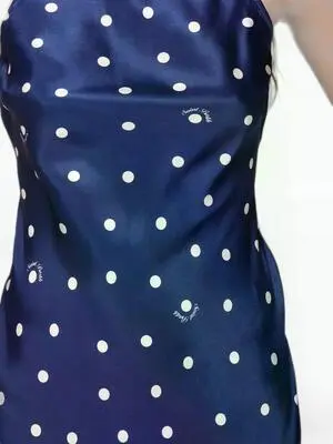 MC2 SAINT BARTH Polka-dot Silk Dress