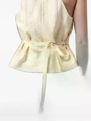 TELA V-neck Single-breasted Waistcoat
