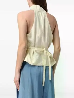 TELA Single-breasted Waistcoat - Neutrals