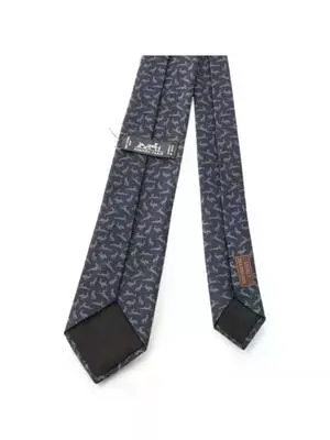 Hermès Rabbit-pattern Tie