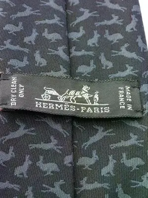 Hermès Silk Neck Tie - Blue