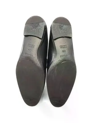 Hermès Paris H-logo Loafers - Black