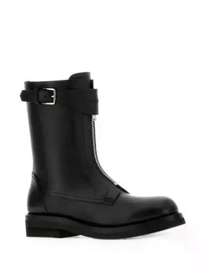 Alexander McQueen Buckle-fastening Zip-up Boots