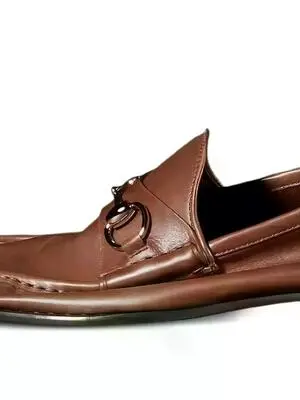 Gucci Lugano Horsebit Loafers - Brown