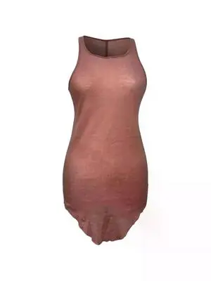 Rick Owens Elongated Tank Top - Pink