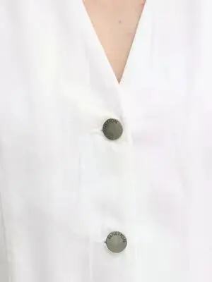 BENETTON V-neck Button-up Waistcoat