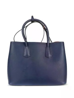 Prada Cuir Double Tote Bag - Blue