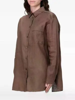 Max Mara Linen Chest-pocket Shirt