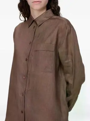 Max Mara Linen Chest-pocket Shirt