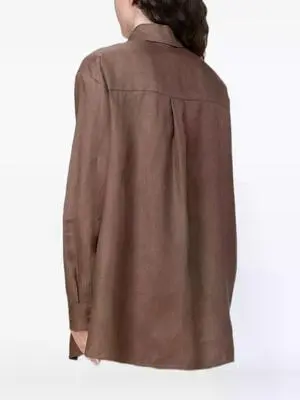 Max Mara Linen Chest-pocket Shirt