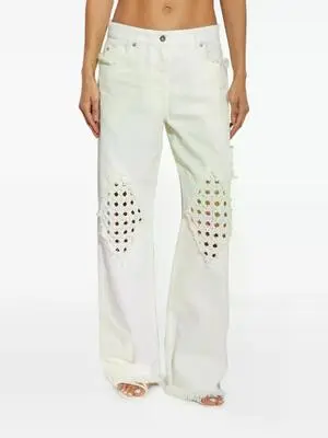 Ferragamo Ankle Length Jeans For Women