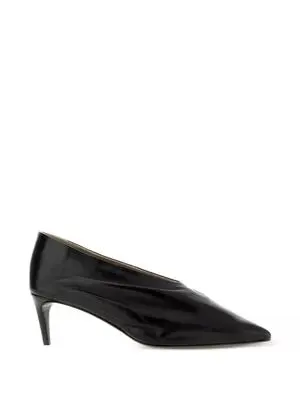Khaite Miriam Ruched Pumps - Black