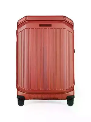 PIQUADRO Ridged Four-wheel Suitcase - Red