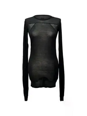 Rick Owens Long-sleeve Top - Black