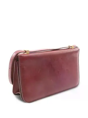 Bottega Veneta Front Flap Leather Shoulder Bag