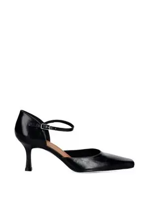 BILLI BI Square-toe Heeled Pumps - Black