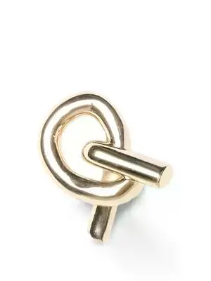 Fabiana Filippi Tone Knot Detail Earrings - Gold