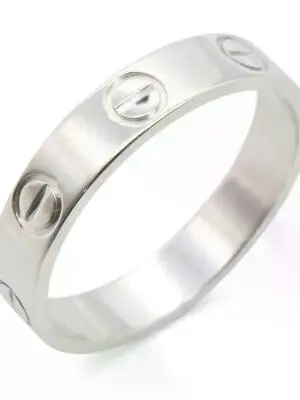 Cartier 18k White Gold Love Ring