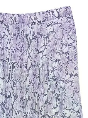 Michael Kors Snake-print Midi Skirt
