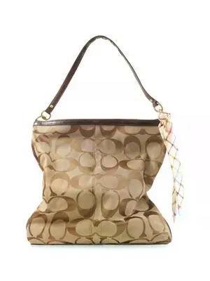 COACH VINTAGE Monogram-print Shoulder Bag - Neutrals