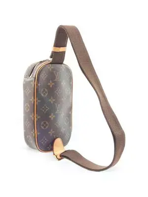 LOUIS VUITTON Monogram Pochette Ganju Belt Bag - Brown