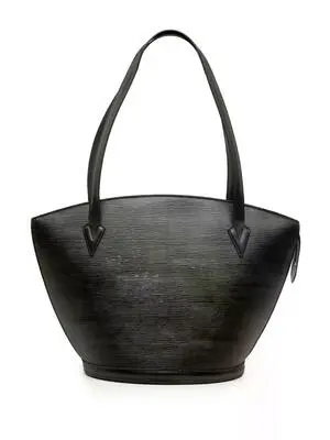 LOUIS VUITTON 1995 Epi Saint Jacques Gm Long Strap Tote Bag - Black