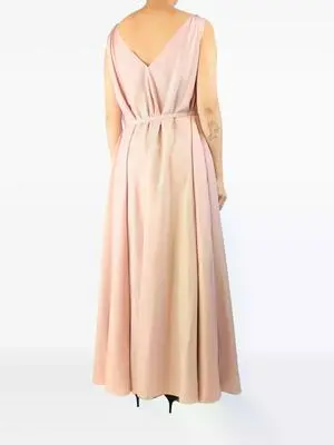 THE ROW Sleeveless Belted Maxi Dress