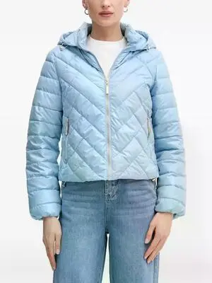 GAUDI Quilted Hooded Jacket With Drawstring