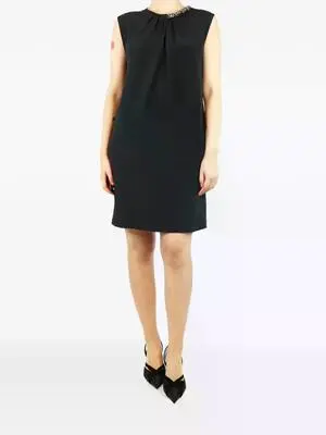 3.1 Phillip Lim Crystal-collar Silk Midi Dress - Black