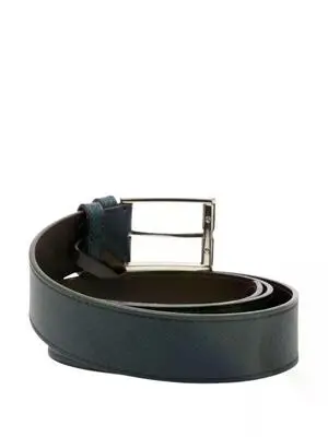LOUIS VUITTON 1990-2010 Taiga Ceinture Belt - Blue