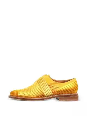 Clergerie Embroidered Slip-on Shoes - Yellow