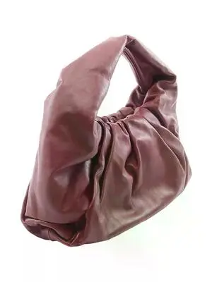 Bottega Veneta Lambskin The Pouch Shoulder Bag - Red