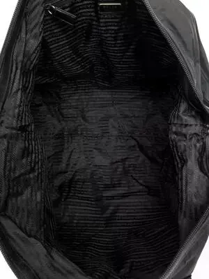 Prada Saffiano Trimmed Tessuto Travel Bag
