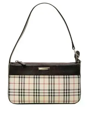Burberry 2000-2017 House Check Canvas Shoulder Bag - Neutrals