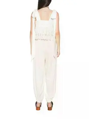 Chloé Broderie Anglaise Tie-fastening Top