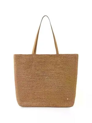 Helen Kaminski Woven Raffia Tote Bag - Neutrals