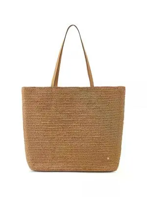 Helen Kaminski Woven Raffia Tote Bag - Neutrals