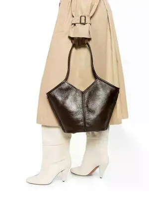 Hereu Calella Leather Tote Bag - Brown