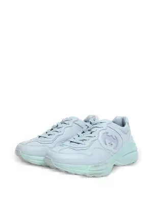 Gucci Rhyton Leather Sneakers