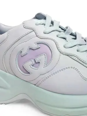 Gucci Rhyton Leather Sneakers