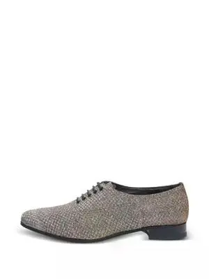 Saint Laurent Glittery Lace-up Shoes