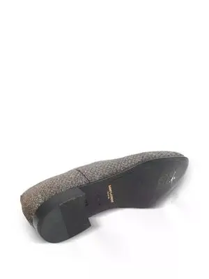 Saint Laurent Glittery Lace-up Shoes