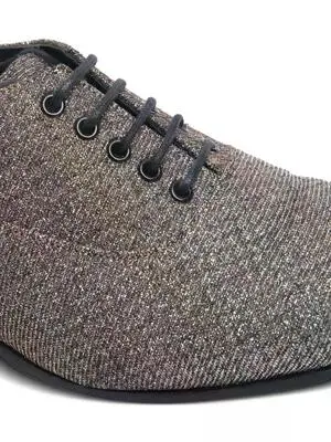 Saint Laurent Glittery Lace-up Shoes