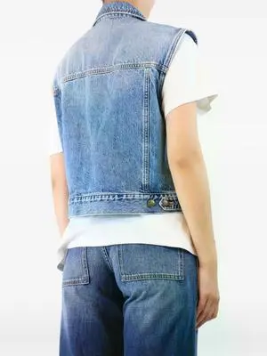 ME+EM Cotton Denim Vest