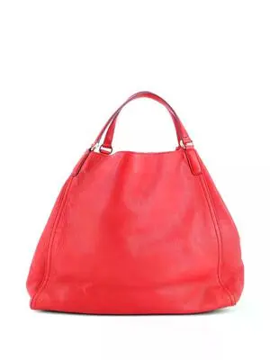 Gucci Soho Leather Large Shoulder Bag - Red