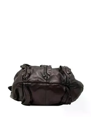 Prada 2010-2026 Nappa Mordore Ruffle Hobo Bag