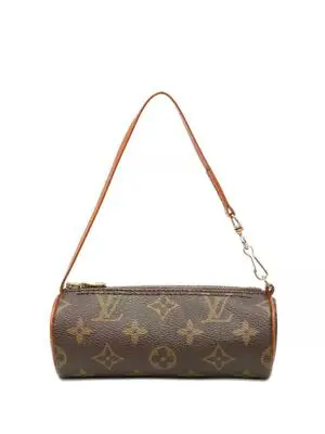 LOUIS VUITTON 2000-2026 Monogram Papillon Pochette Handbag - Brown